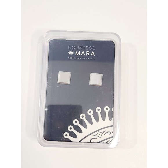 countess mara | Accessories | Countess Mara Silver Tone Square ...